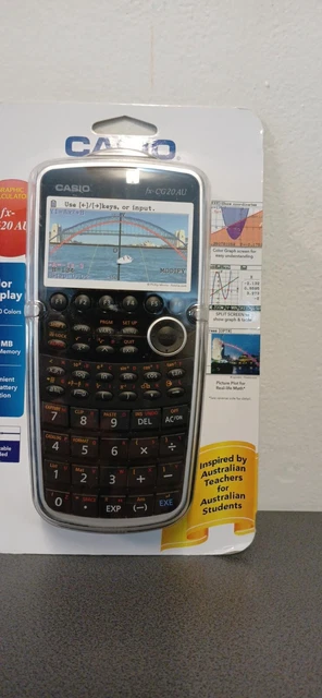 CASIO FX-CG20 AU Graphic Calculator High Color Display Screen $190.00 ...