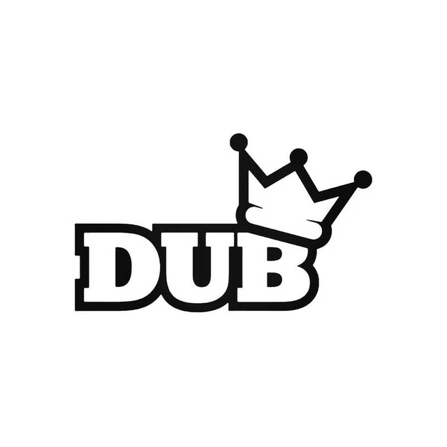 VW DUB LOGO Volkswagen Beetle/T4/T5/T6/Golf Decal Sticker Drift JDM £4. ...