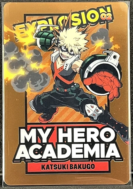 KATSUKI BAKUGO MY Hero Academia Metal card collection 2 No.02 BANDAI ...