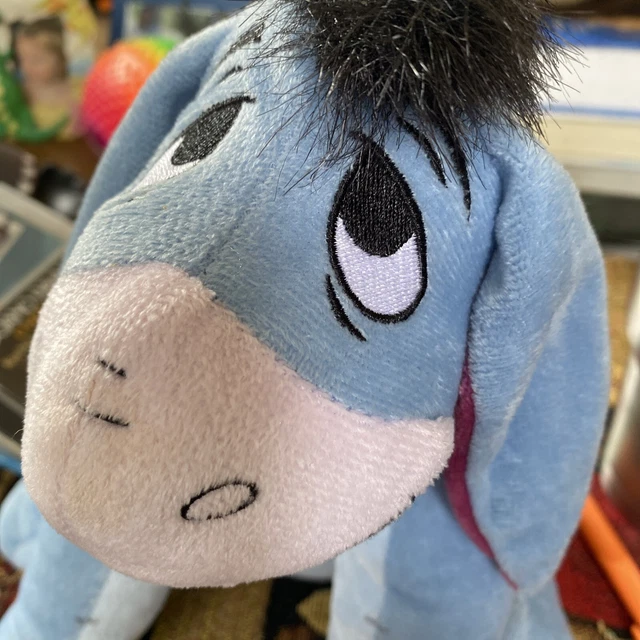 DISNEY EEYORE PLUSH Stuff Animal Winnie The Pooh Toy Good Condition £7. ...