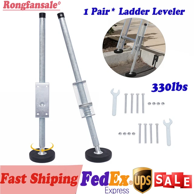 PAIR LADDER LEVELER for Extension Ladders Stabilizer Leg Leveling Tool ...