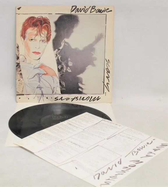 DAVID BOWIE ‘SCARY Monsters & Super Creeps’ 1980 Vinyl LP With Insert ...