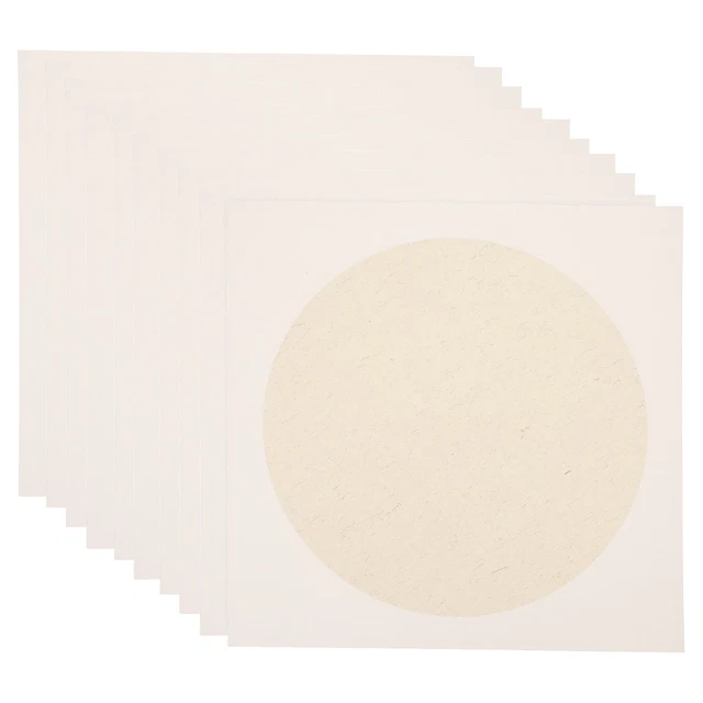 1 SET OF Practice Rice Paper Round Card Papers for Chinese Painting And ...