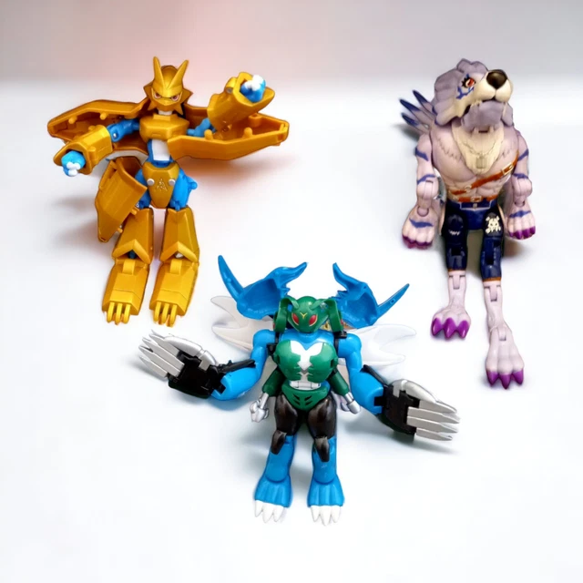 PACCHETTO ACTION FIGURE Digimon Digivolving - Paildramon Magnamon ...