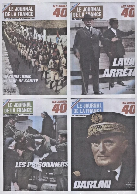 REVUE JOURNAL DE La France Annees 40 - Afrique - Laval - Prisonniers ...