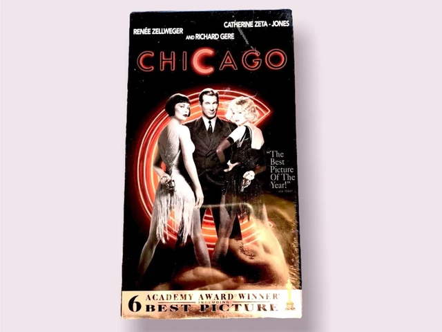 CHICAGO VHS 2002 Movie Richard Gere Catherine Zeta Jones NOS Sealed ...