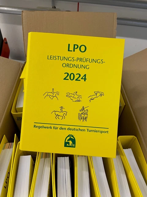 LPO LEISTUNGSPRÜFUNGSORDNUNG, AUSGABE 2024 Stand. 01.01.2024 - Neuauflage ! EUR 22,00 - PicClick FR