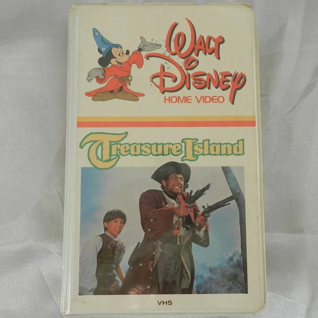VINTAGE DISNEY VIDEO "TREASURE ISLAND" VHS Collectible Clamshell £18.30 ...