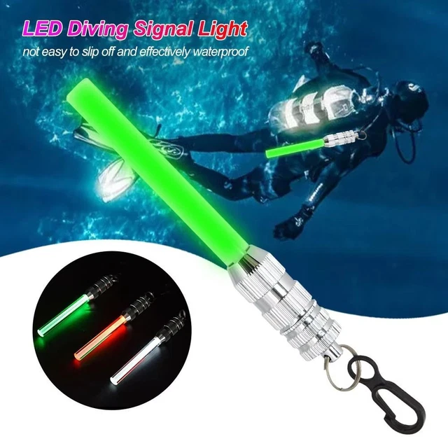 UNDERWATER RECOGNITION LED Light Stick High-Visibility Diving Marker ...