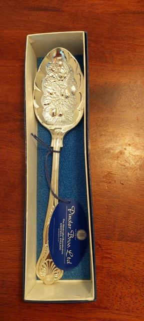 VINTAGE PINDER BROTHERS fruit in bowl serving spoon 1970's $35.00 ...