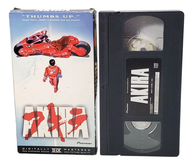 AKIRA VHS 2001 Release Pioneer Digitally Mastered THX Widescreen ...