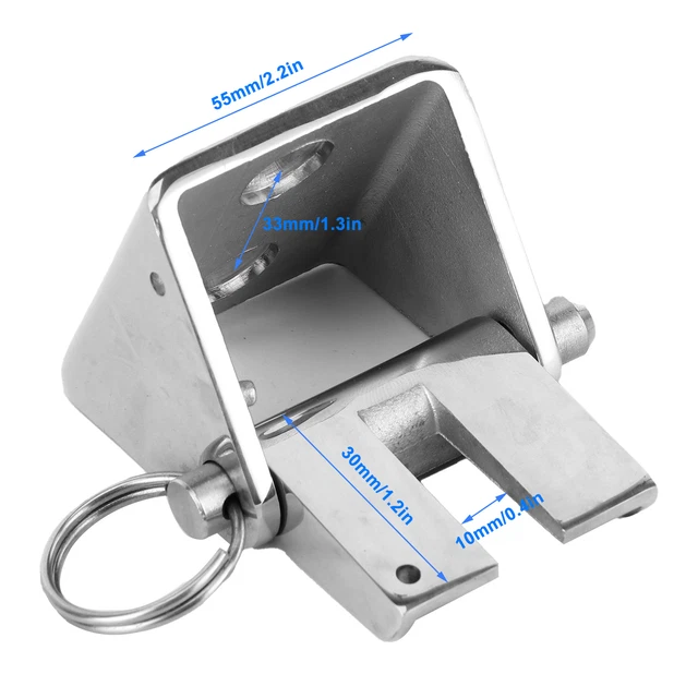 BOAT MARINE ANCHOR Chain Stopper Stainless Steel Stop Lock For 5/16in ...