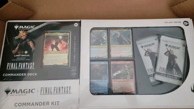 MAGIC THE GATHERING FINAL FANTASY Commander Kit -LIMIT BREAK - COSTCO ...