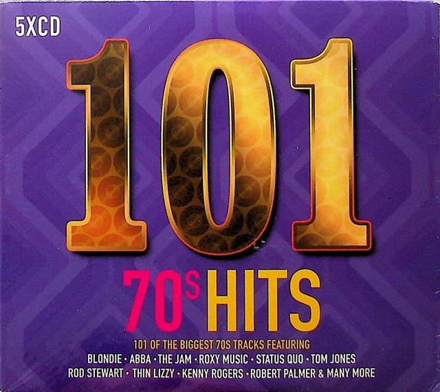 101 HITS - Best of The 70s Rock/Pop/Soul 5-CD NEUF (Sweet/Abba/Tina Turner/XTC +) EUR 6,85 ...