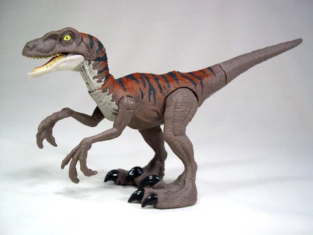 RARE JURASSIC WORLD Savage Strike Velociraptor Echo Raptor Figure ...