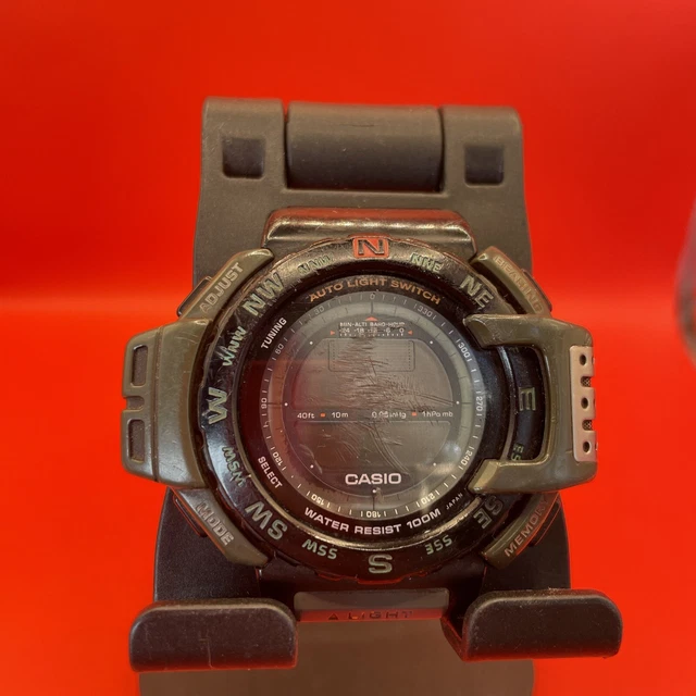CASIO PRO TREK Pathfinder PRT-40 1470 - made in Japan - For Parts or ...