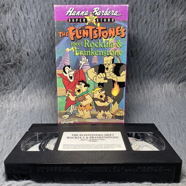 THE FLINTSTONES MEET Rockula & Frankenstone VHS 1993 Tape Hanna Barbera ...