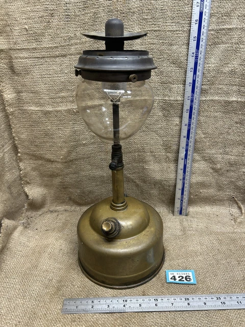 VINTAGE ORIGINAL TILLEY Lamp Short Stem Table Lamp - Model Tl106 With ...