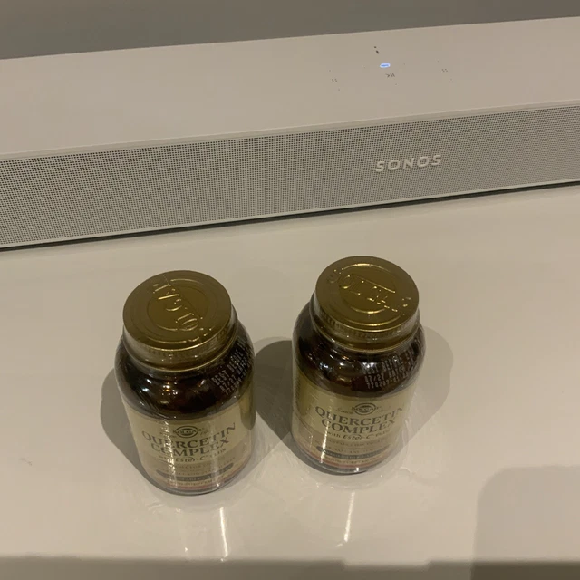 SOLGAR QUERCETIN COMPLEX x2 Vegetable Vegan Caps Free of Gluten and ...