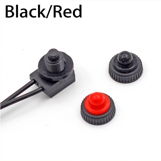 WATERPROOF LATCHING PUSH Button Switch 12V Self locking KP107 UL ...