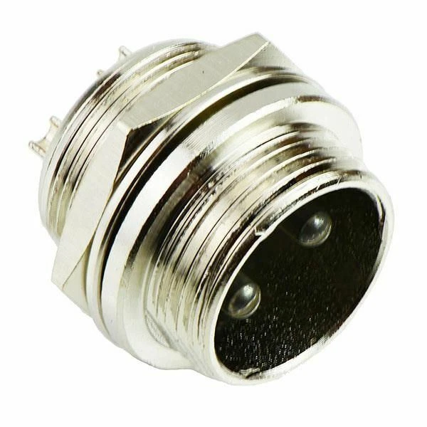 2 X 2 Voies Mâle M16 Connecteur Circulaire Métallique Prise EUR 20,30 ...