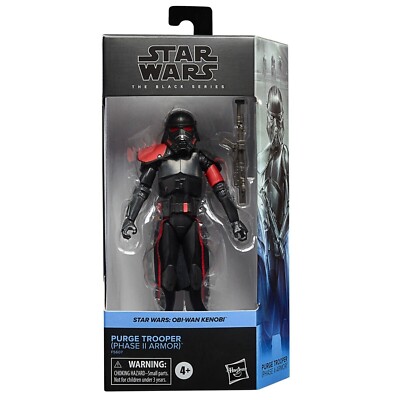 STAR WARS BLACK Series Obi-Wan Kenobi Purge Trooper Phase II Armor 6 ...