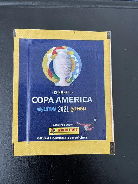 PANINI. COPA AMERICA 2021. Sealed Sticker Pack/ Packet. Contiene 5 ...