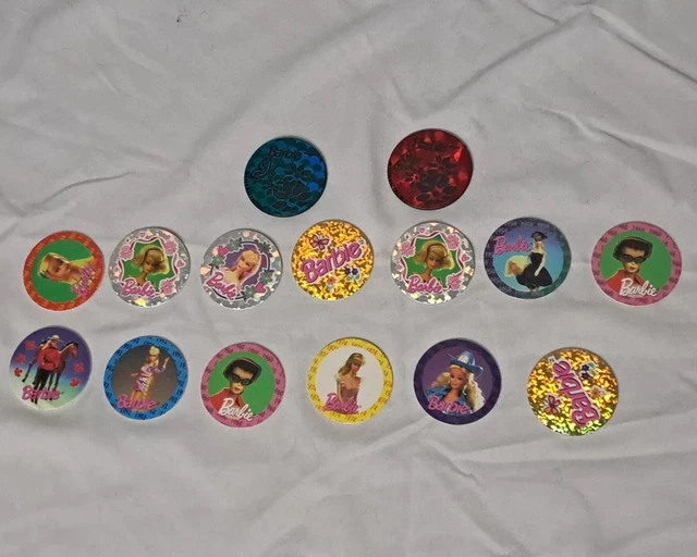 VINTAGE POGS AND Slammers Barbie Theme Authentic Pog Federation $24.99 ...