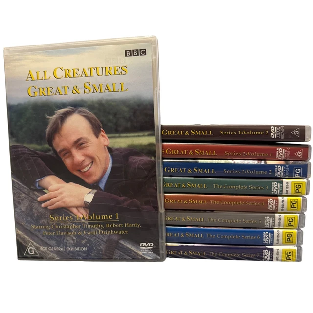 ALL CREATURES GREAT And Small - Complete Series Seasons 1-7 DVD ...
