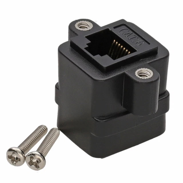 RJ45 PANEL MOUNT Cat6/Cat6 Gigabit Ethernet Kabel Buchsen Koppler ...