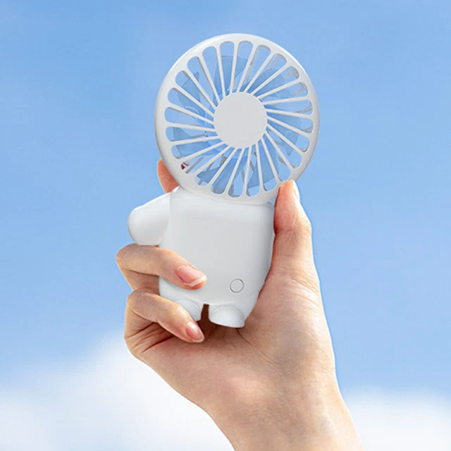 USB ASTRONAUT MINI Fan Rechargeable Spaceman Small Fan 3 Speeds Cool ...