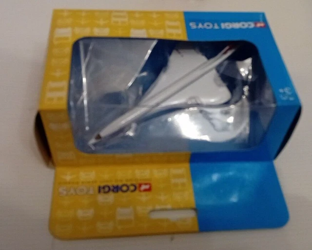 CONCORDE BRITISH AIRWAYS 4" approx 1/300 scale.CORGI diecast Model ...