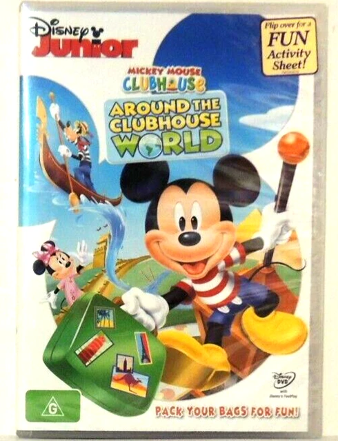 MICKEY MOUSE CLUBHOUSE Around The Clubhouse World Brand New Sealed DVD ...