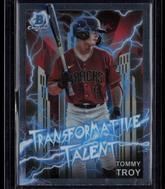 TOMMY TROY 2023 Bowman Draft Talent Transformatif Rc Arizona ...