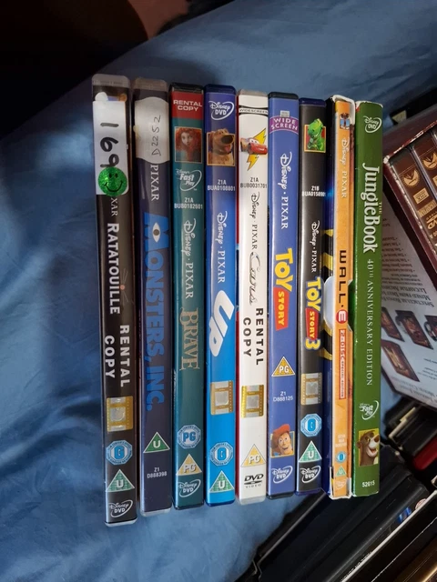 JOB LOT BUNDLE Of 9 Animated Family Disney Pixar DreamWorks DVD's £16. ...
