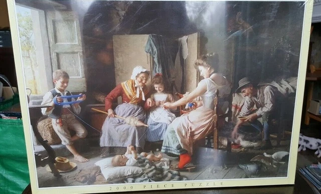 JR PUZZLES 2000PCE. 'A Happy Family' by G B Torriglia - New sealed £16. ...