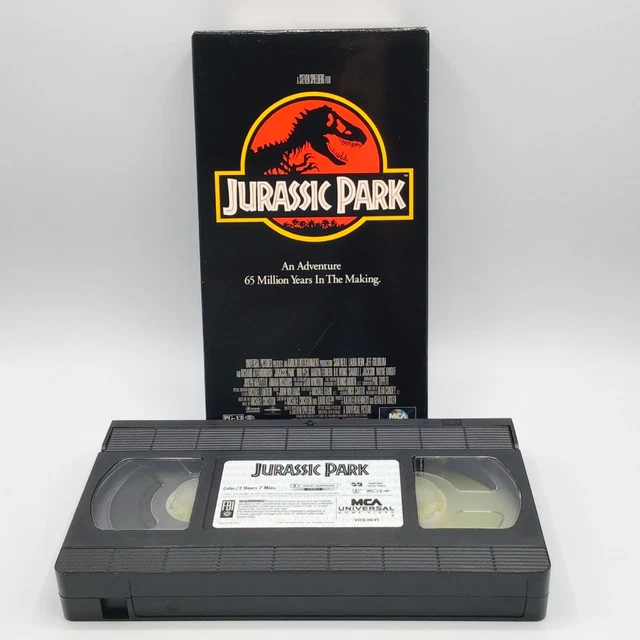 Jurassic Park Vhs Video Tape Movie 1994 Original 1st Release Mca 2122