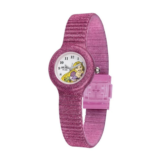 OROLOGIO HIP HOP Disney Rapunzel Sparkling Princess HWU1003 Watch Gomma ...