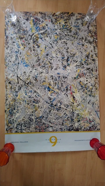 JACKSON POLLOCK AFFICHE Number 9 Années 80 EUR 50,00 - PicClick FR