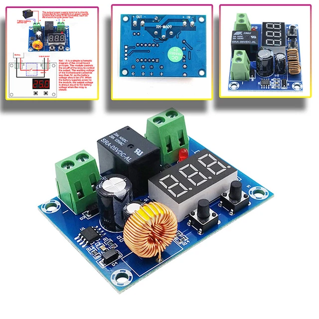 DC 12-36V BATTERY Over Discharge Protection Module Low Voltage Cut-Off ...