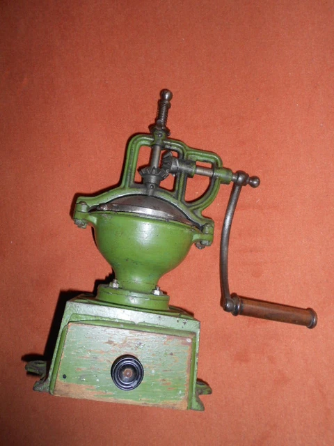 ALTE KAFFEEMÜHLE, HOLZ Gusseisen, Leinbrocks Ideal, Mohnmühle,Kornmühle,Vintage EUR 129,00 ...