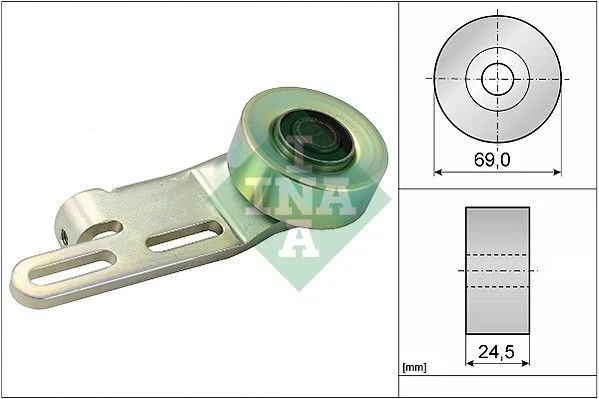 INA 531023910 RULLO di serraggio cinghia trapezoidale per Peugeot 106 I ...