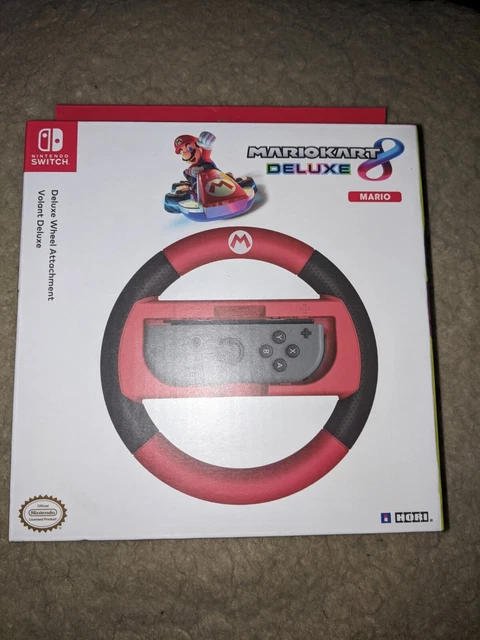 MARIO KART 8 Deluxe Mario Racing Wheel for Nintendo Switch Opened But ...