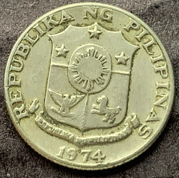 1974 PHILIPPINES 10 Sentimos Coin Francisco Baltasar #K2368 $7.62 ...