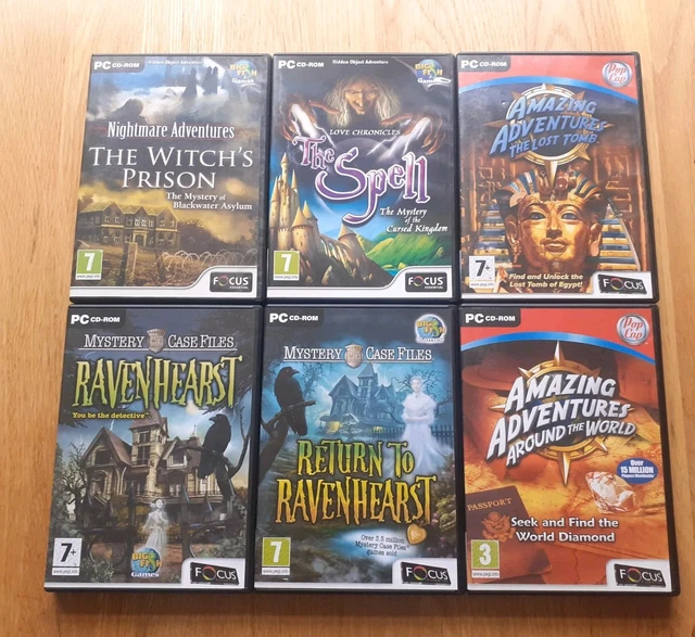 6X HIDDEN OBJECT PC Game Bundle - Windows XP/VISTA £12.00 - PicClick UK