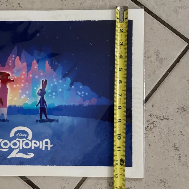 DISNEY DESTINATION D23 2025 Event Gift Zootopia 2 Poster/Print ...