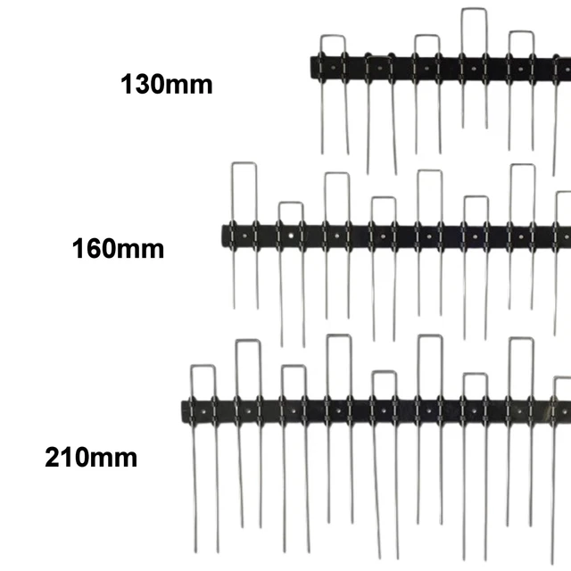 CLEAR SOLAR PANEL Bird Guard Spikes 5m-25m 130mm 160mm 210mm Stainless ...