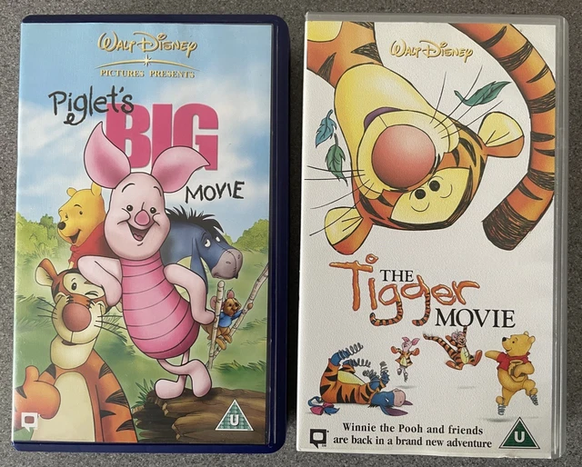 VHS X 2 Movie Bundle Tigger The Movie & Piglet Big Movie Vintage VHS ...