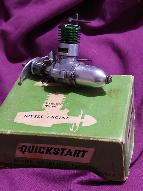 VINTAGE DC MERLIN 0.75cc Model Diesel Engine £28.00 - PicClick UK