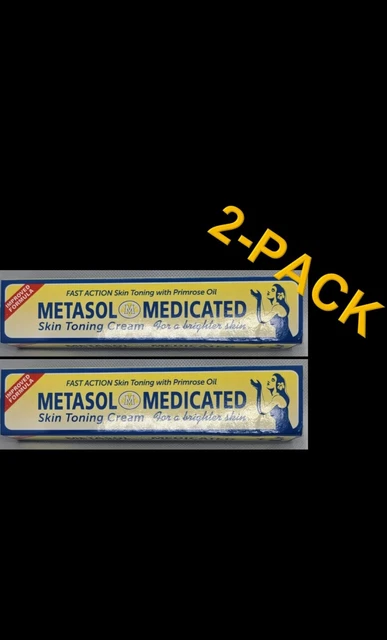 METASOL MEDICATED SKIN LIGHTENING CREAM 1.76 OZ/50 g 2 PACK $14.99 ...